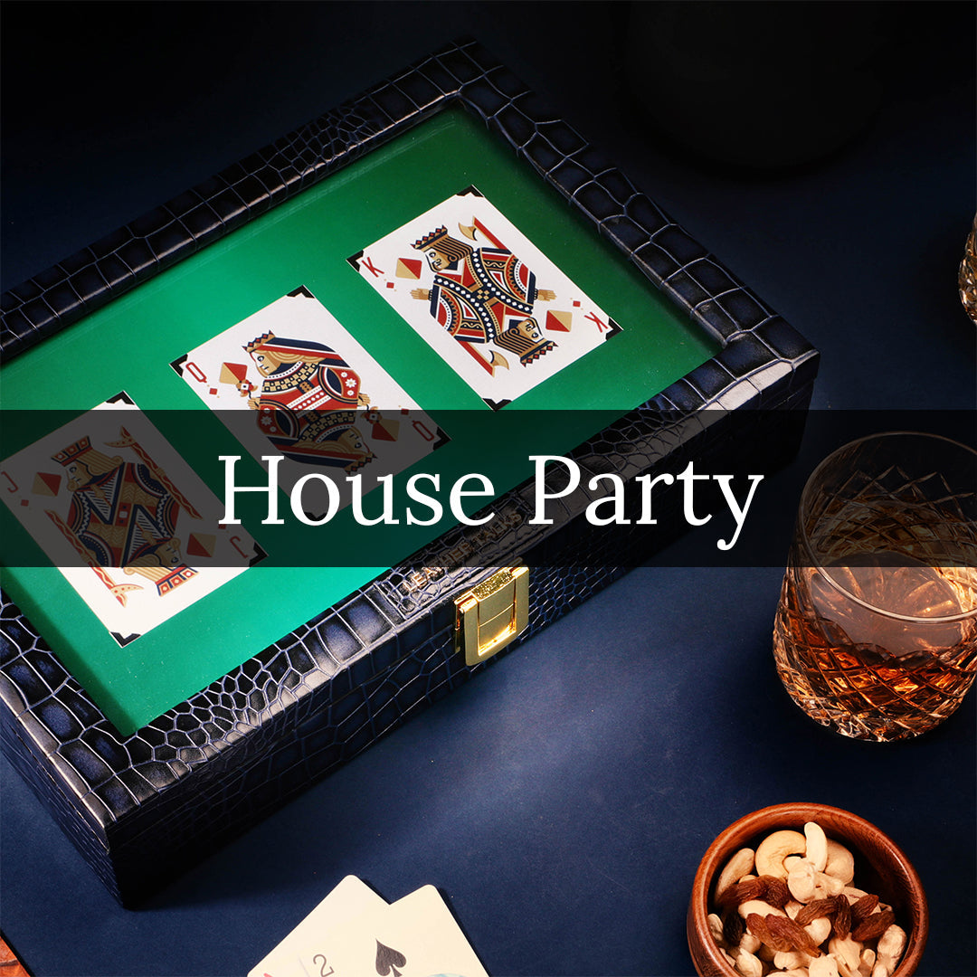 LUXURY LEATHER POKER BOX | DIWALI HOUSE PARTIES | DIWALI GIFTING