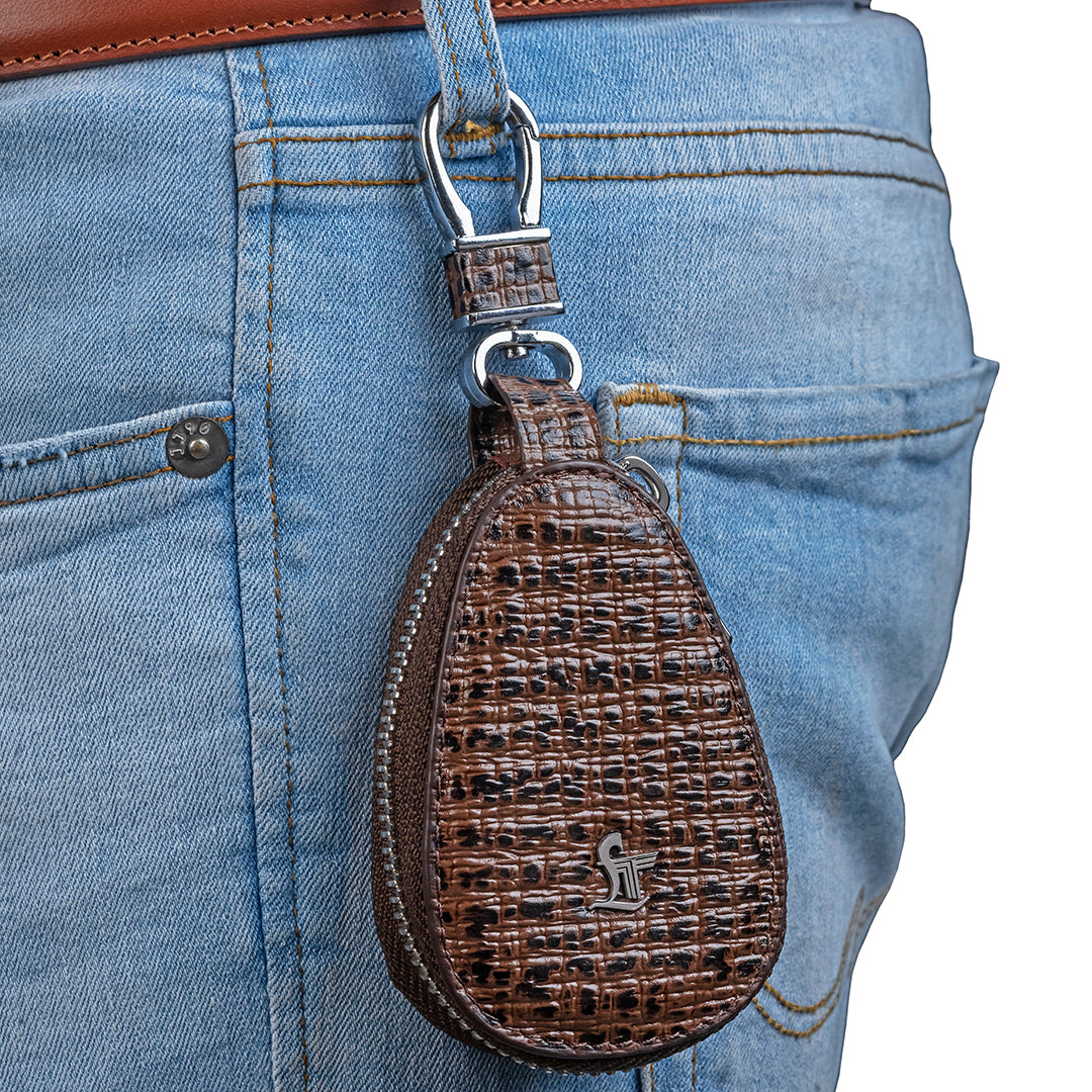 Leather Remote Key Pouch | Car Key Holder for Men