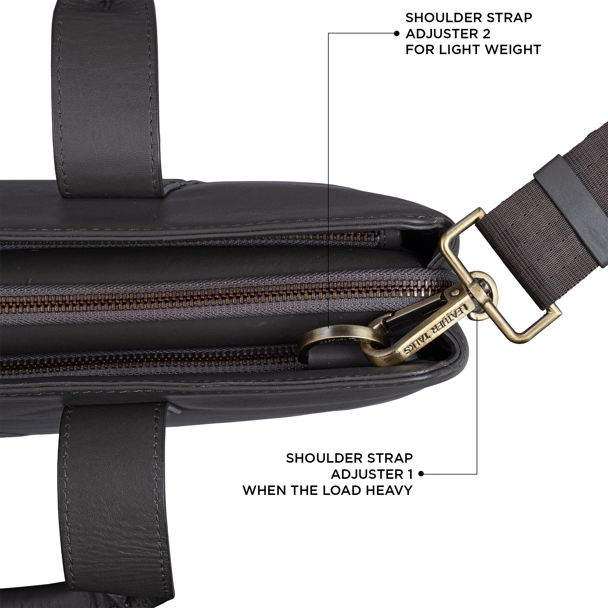 Georgia Collection | Genuine Leather Laptop / Office Bag For Men | Fit