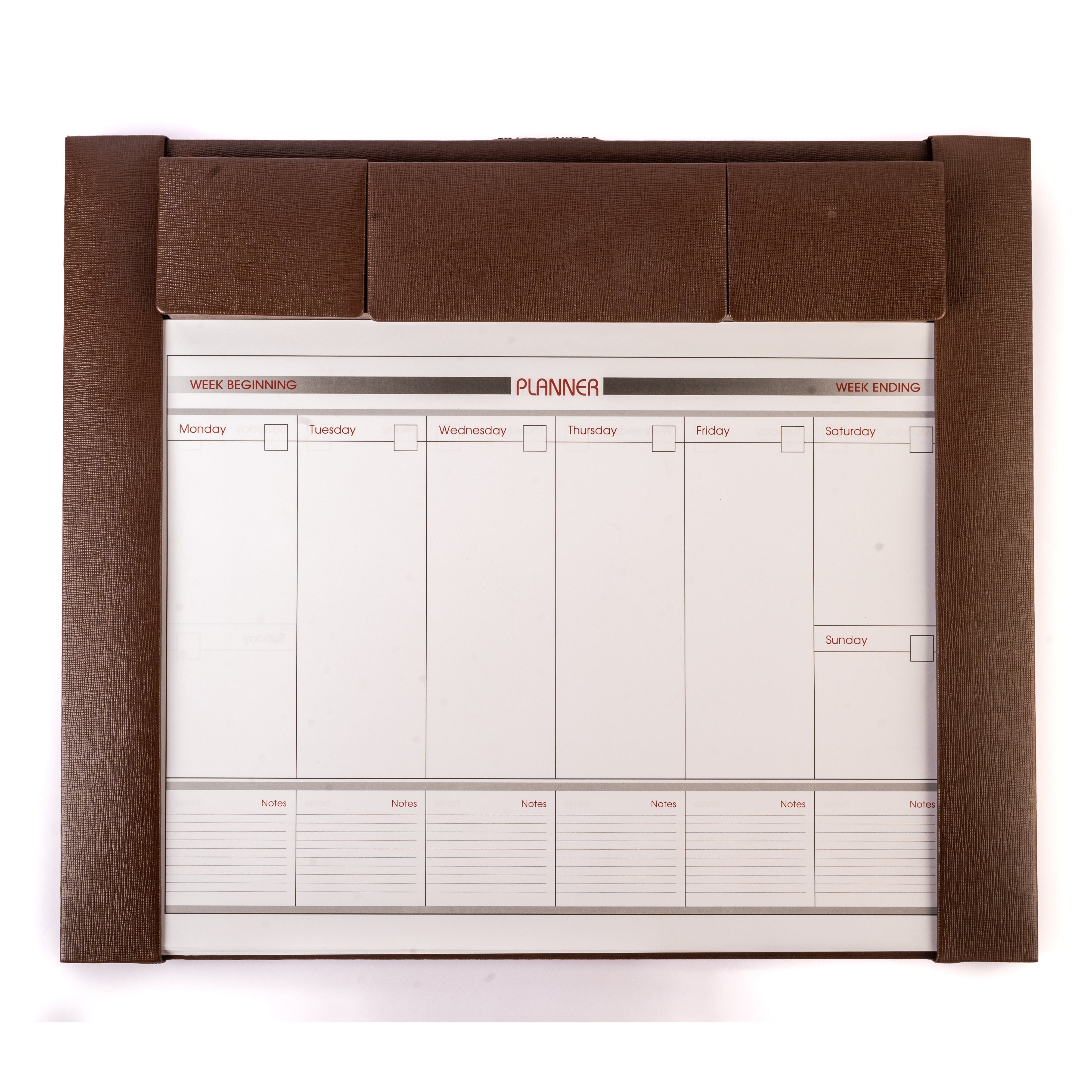 Perfect Table/Desktop Planner in Brown | Goal Setting Planner Set ...