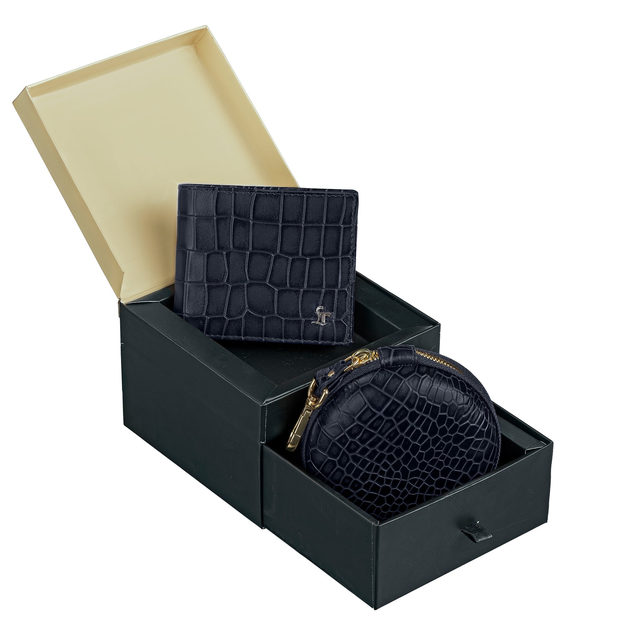 Fab IV Wallet & Tech Kit | Combo Gift for Men | Gift Set | Genuine Lea