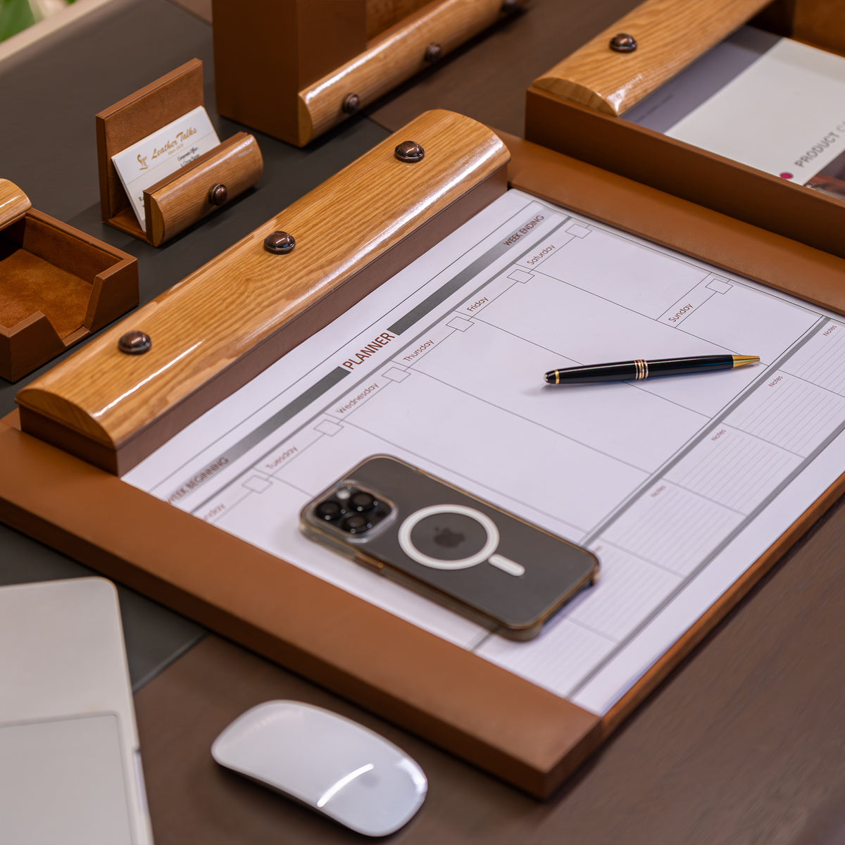 Buy Leather Desktop Planner Online in India