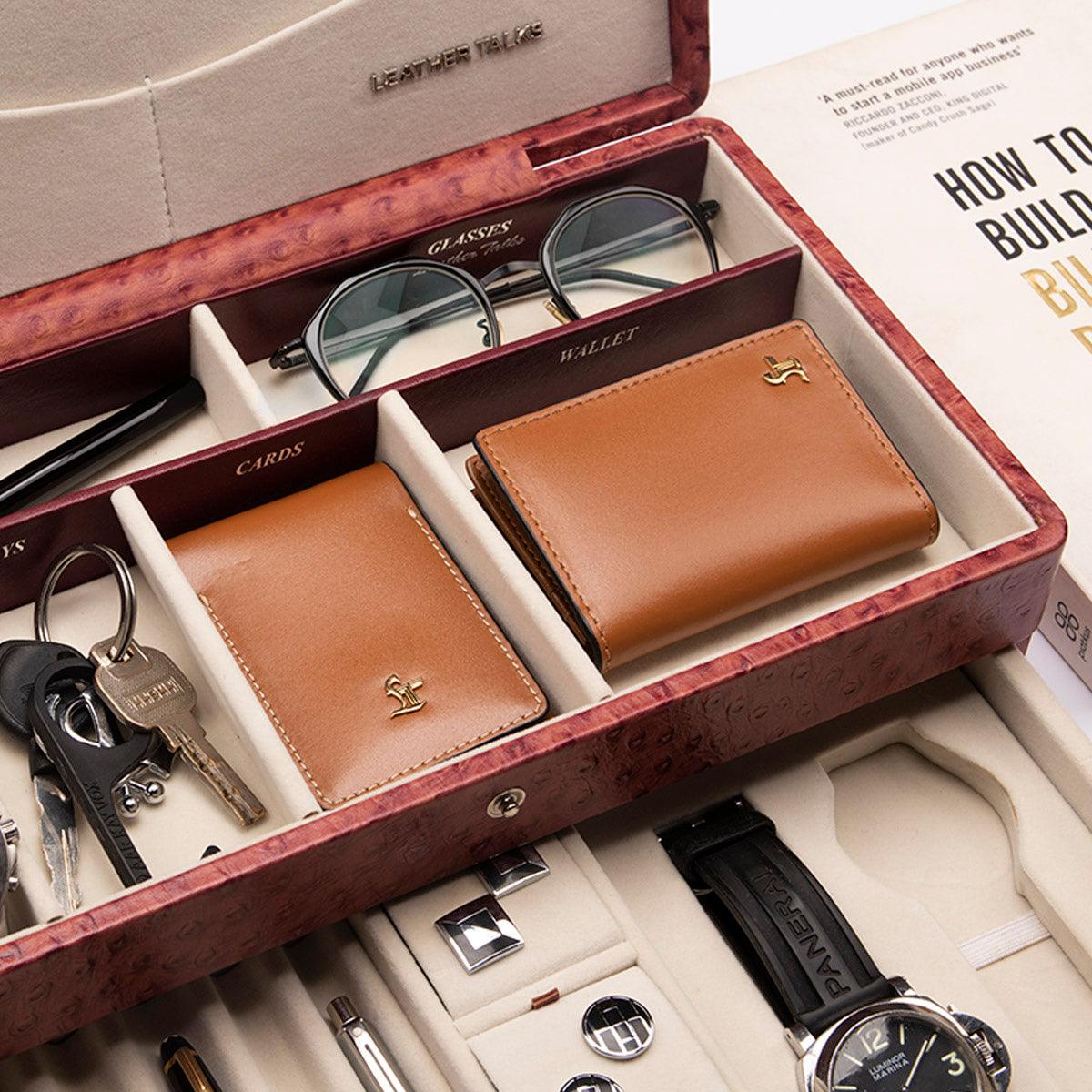 Modern Men's Valet Box | NightStand Box I Luxury Mens Valet Box ...