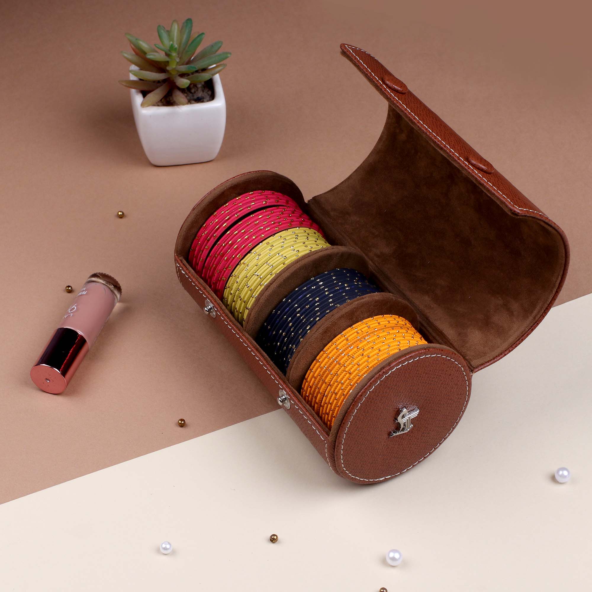 Luxury Bangle Organizer Box in India At Low Rate – Leather Talks